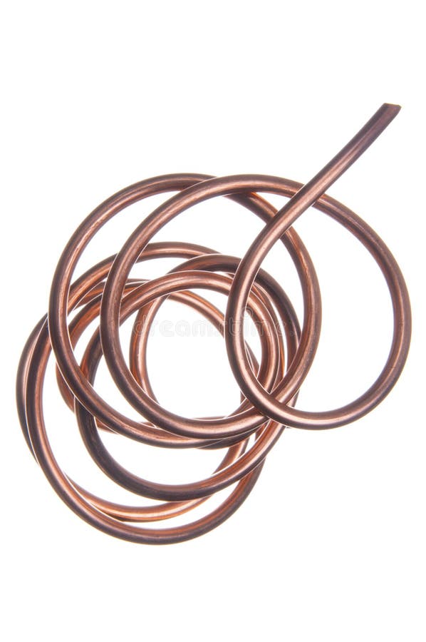 Copper wire stock image. Image of swirl, industry, power - 51745417