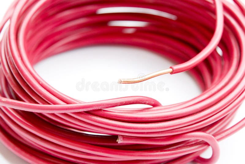 Copper wire stock image. Image of cable, spool, industry - 246563