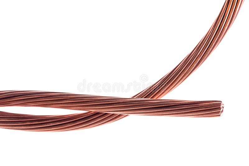 Line copper wire stock photo. Image of isolated, impulse - 29798696