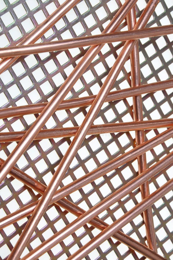 Copper grid stock photo. Image of copper, metal, background - 982432