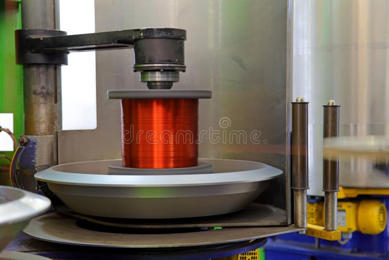 Copper wire plant stock image. Image of wire, coil, electric - 53466145