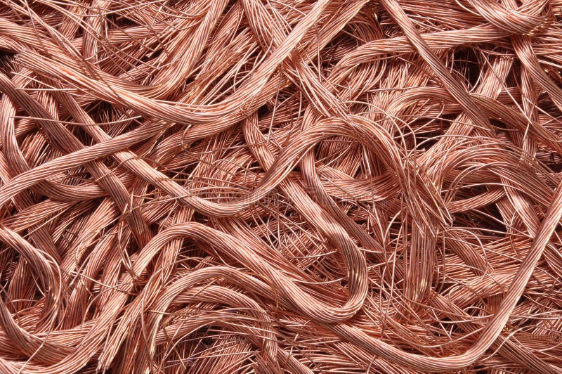 Copper Wire Recyclable Materials Stock Image - Image of construction ...