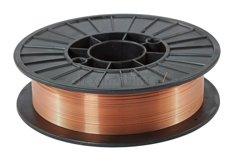 Copper wire stock photo. Image of brown, brass, industrial - 12645534