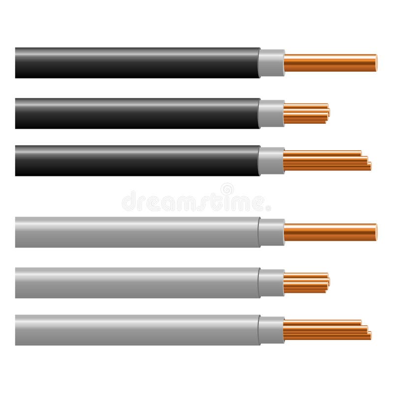 Copper Wire Vector Design Illustration Stock Vector - Illustration of ...