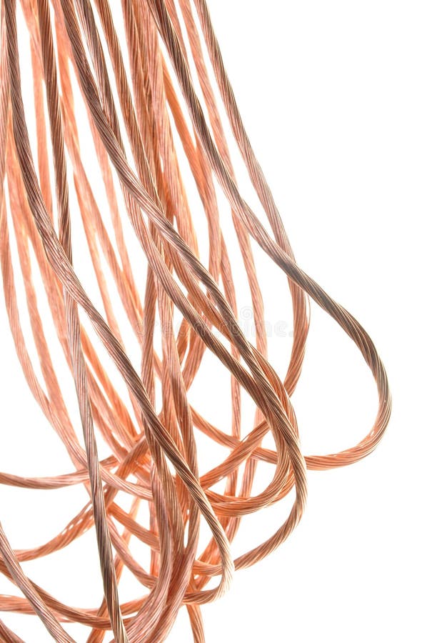 Copper wires stock photo. Image of factory, abstract - 36364010