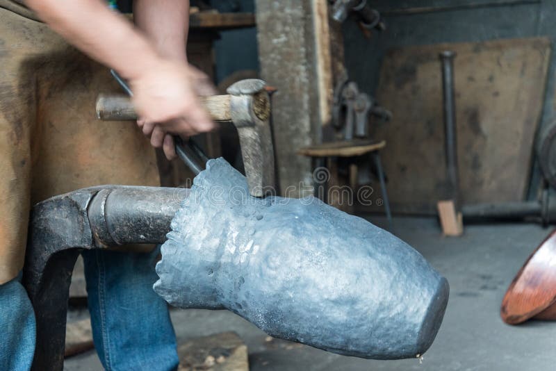 Coppersmith working stock image. Image of manufacture - 67018839