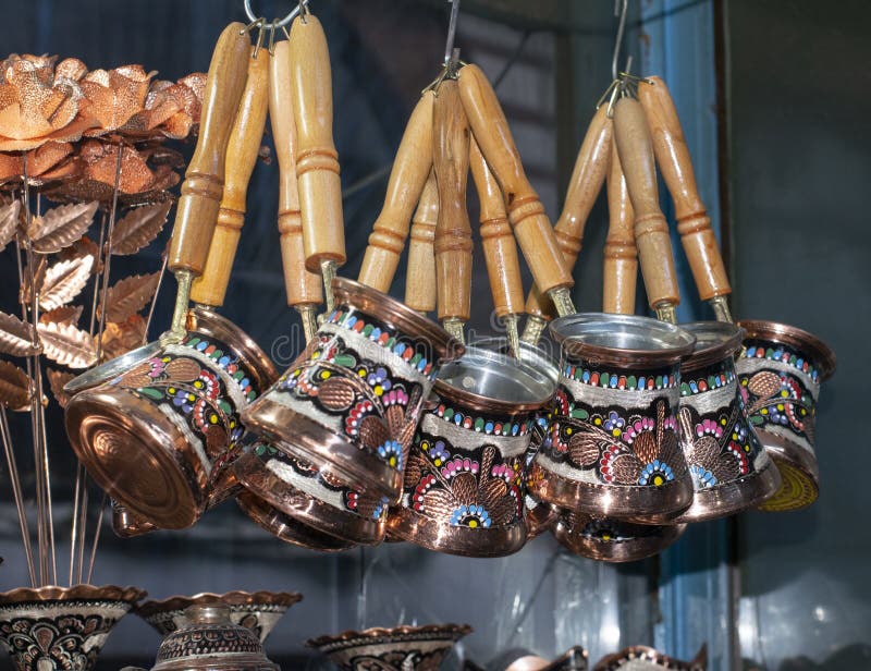 Coppersmith is Working in His Shop in Suleymaniye Stock Image - Image ...