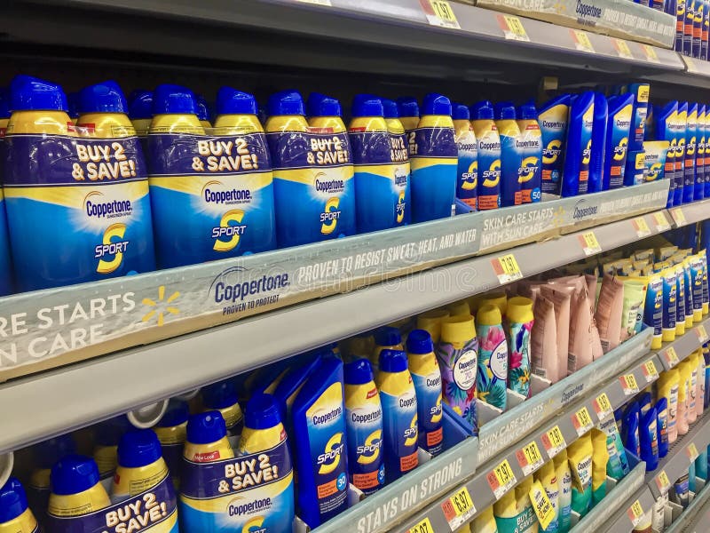 Coppertone Sunblock on Store Shelf Editorial Photo - Image of ...