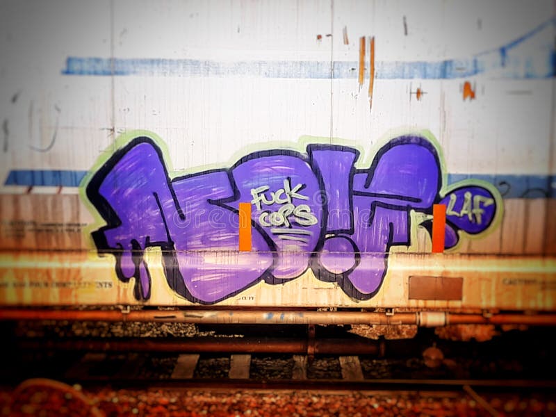 Cops editorial image. Image of cops, spray, graffiti - 146315505