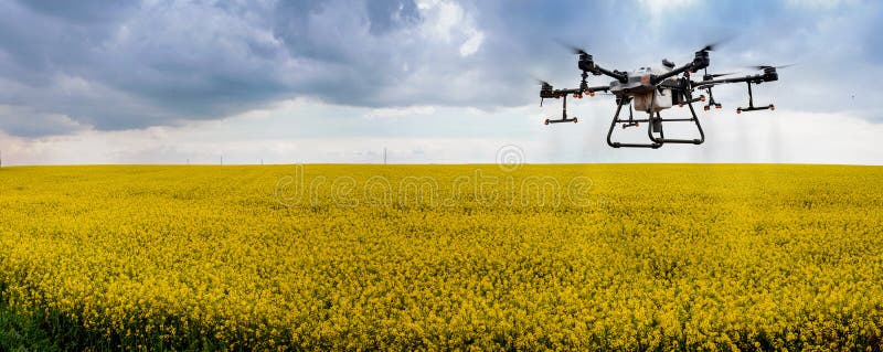 Copter Services, Agrodrone for Processing Fields, Smart Farming Stock ...