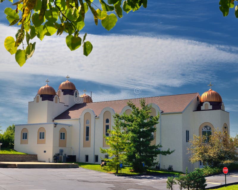 Coptic Church stock image. Image of clouds, copts, ortodox - 43803119