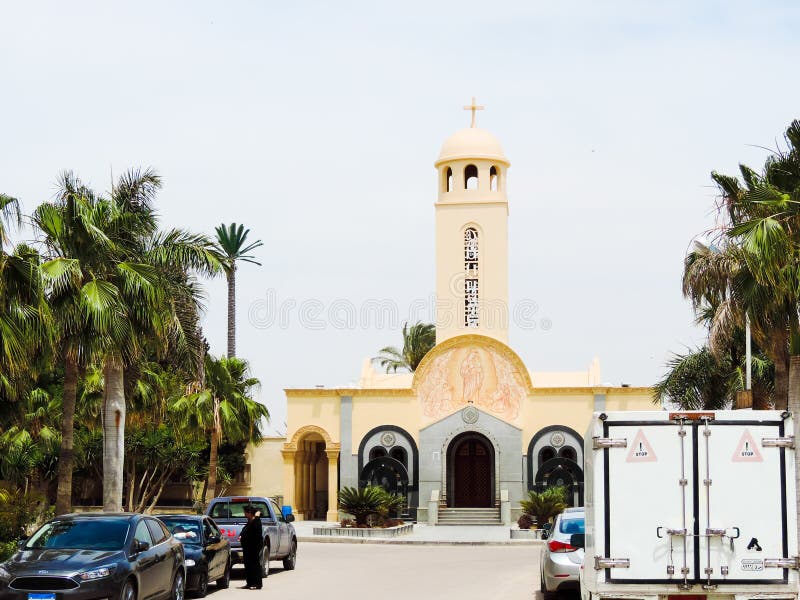Coptic Orthodox Monastery editorial image. Image of church - 99125955