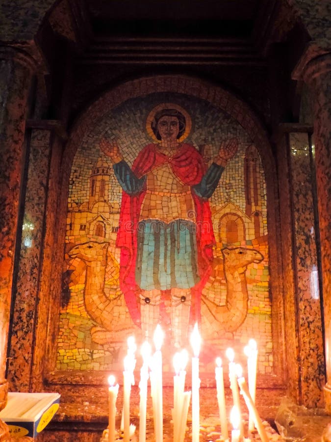 Coptic Orthodox Monastery editorial stock photo. Image of excursion ...