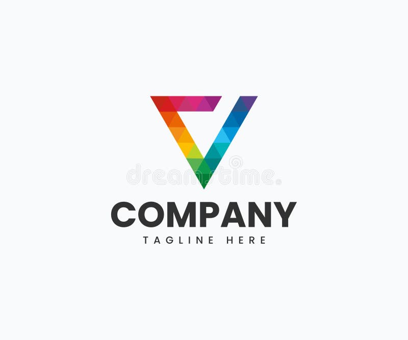 V Letter Logo Icon Design. V Logo Vector Template Stock Vector ...