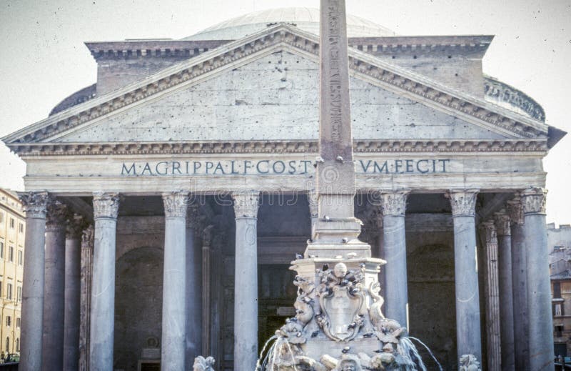 Old photos of Rome stock image. Image of monument, european - 121506539