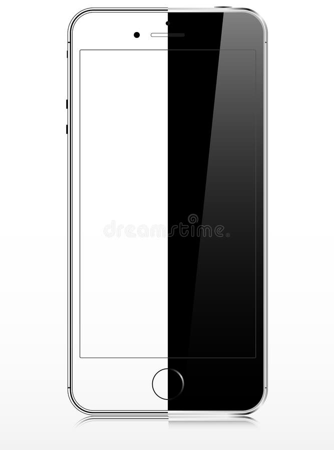 Copy the Black Smartphone into the Apple Iphone 6 Design with a Blank ...