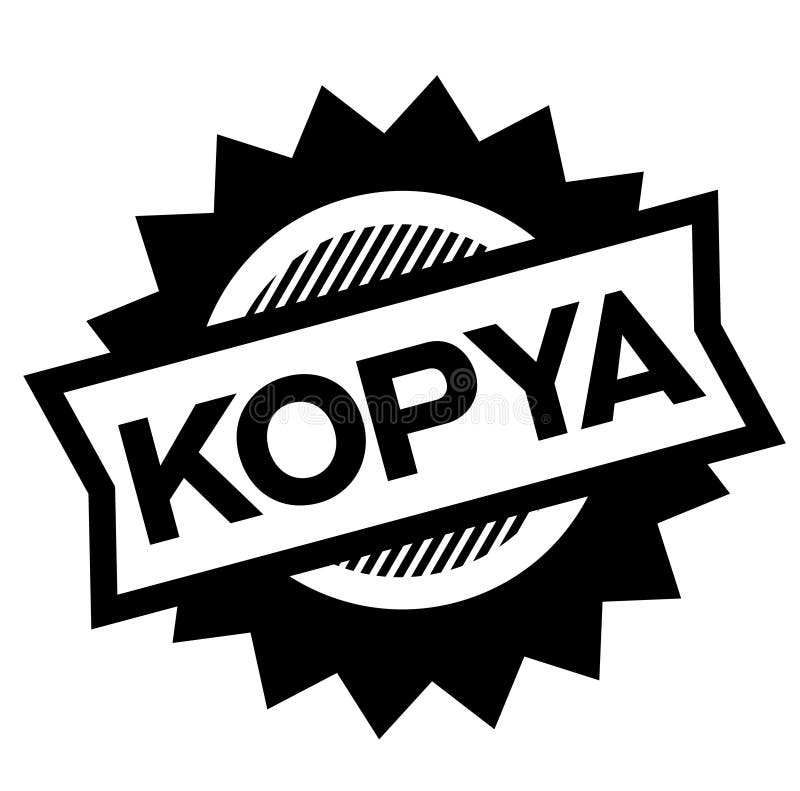 Copy black stamp stock vector. Illustration of client - 124069268