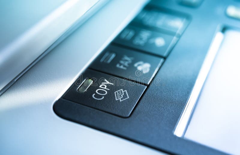 Copy button stock photo. Image of blue, closeup, depth - 39129442