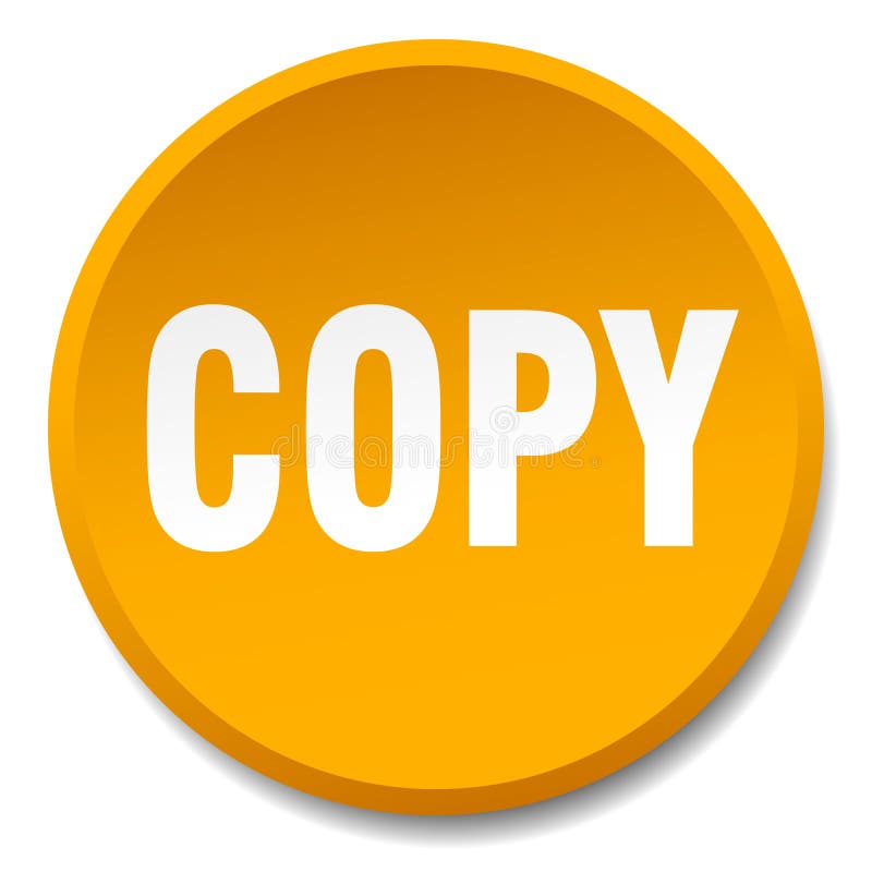 Copy button stock vector. Illustration of peeler, graphic - 122695393