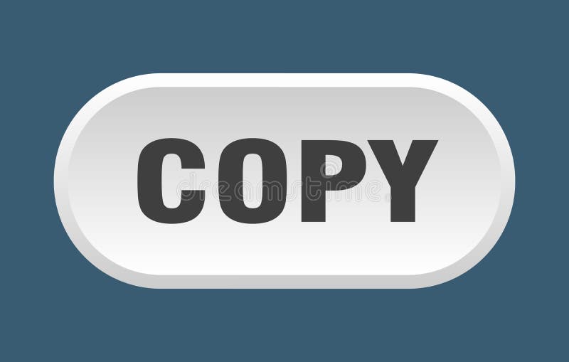 Copy button stock vector. Illustration of label, sign - 158488256