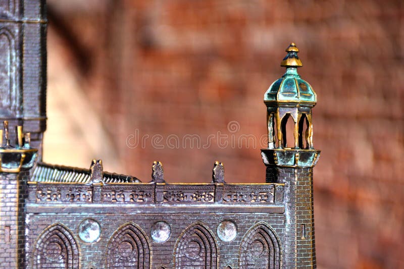 The Copy of Copper Castle Tower Stock Image - Image of fairytale ...