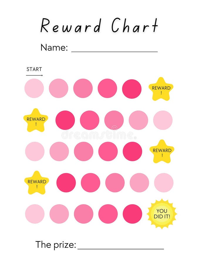 Printable Toddler Reward Chart - Kids Routine Chart - Children ...