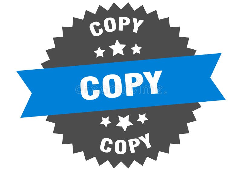 Copy stock vector. Illustration of grey, stamp, ribbon - 160545605