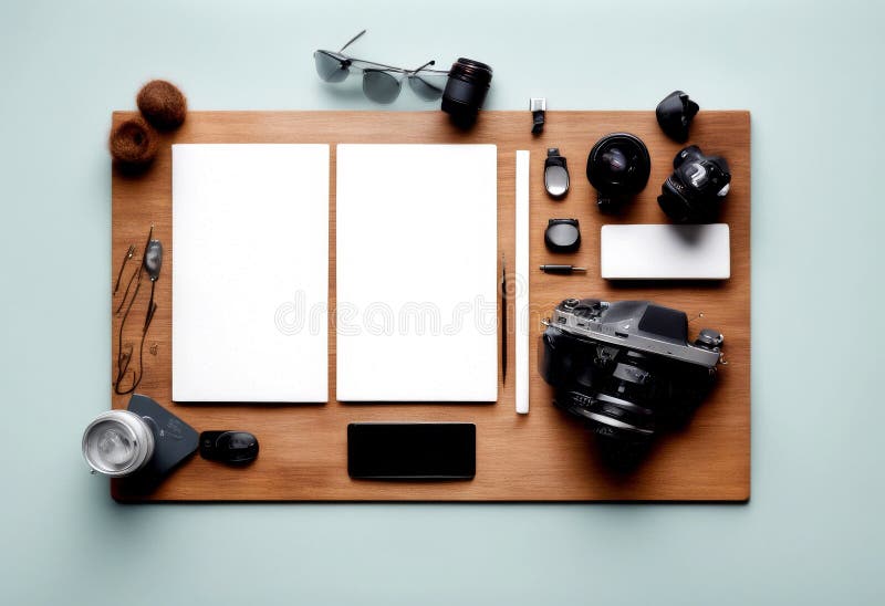 Copy Desk View Space Working Top Table Computer Work Business ...