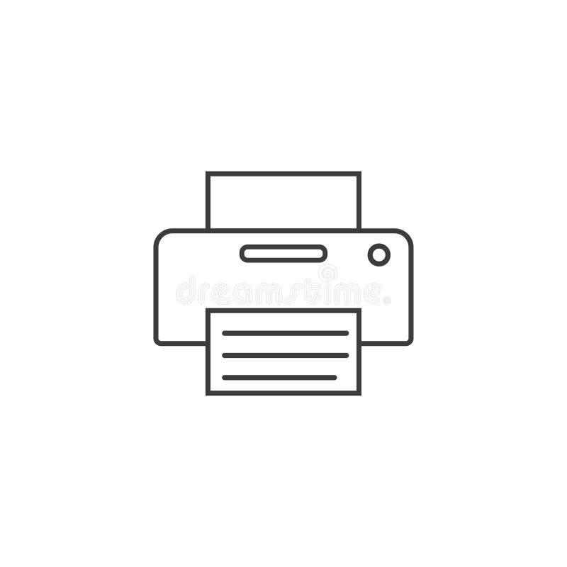 Copy, Device, Printer Icon. Vector Illustration, Flat Design Stock ...