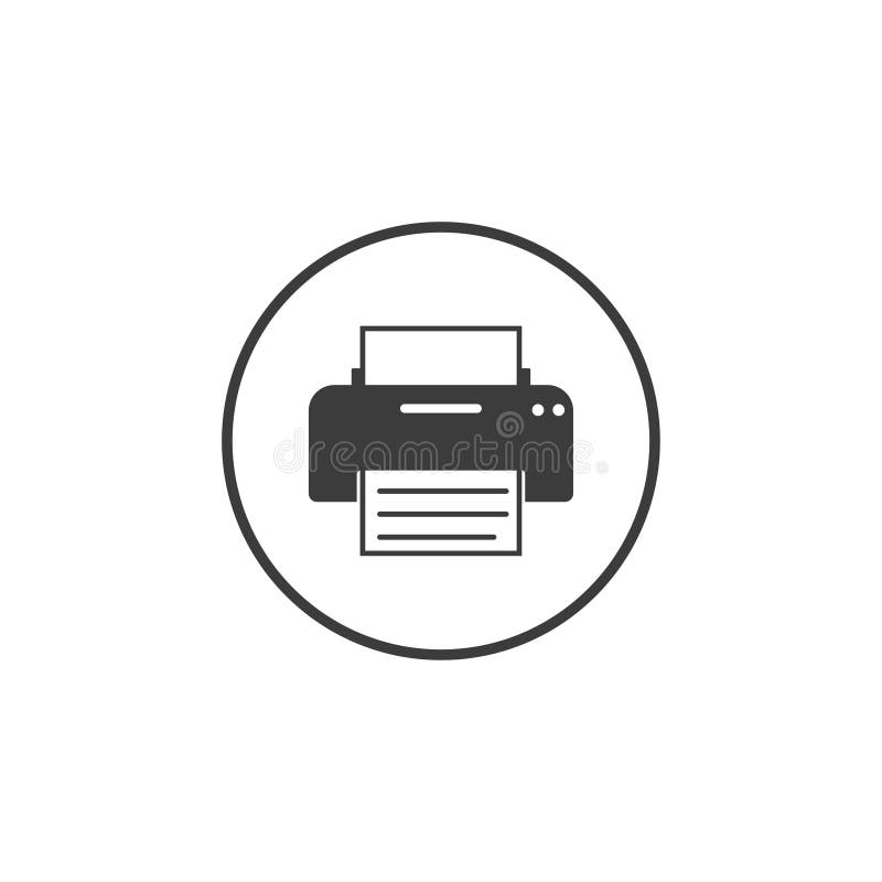 Copy, Device, Printer Icon. Vector Illustration, Flat Design Stock ...