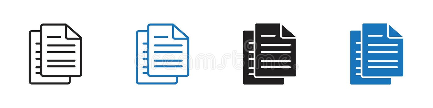 Copy Document Icon Stock Illustrations – 33,393 Copy Document Icon ...