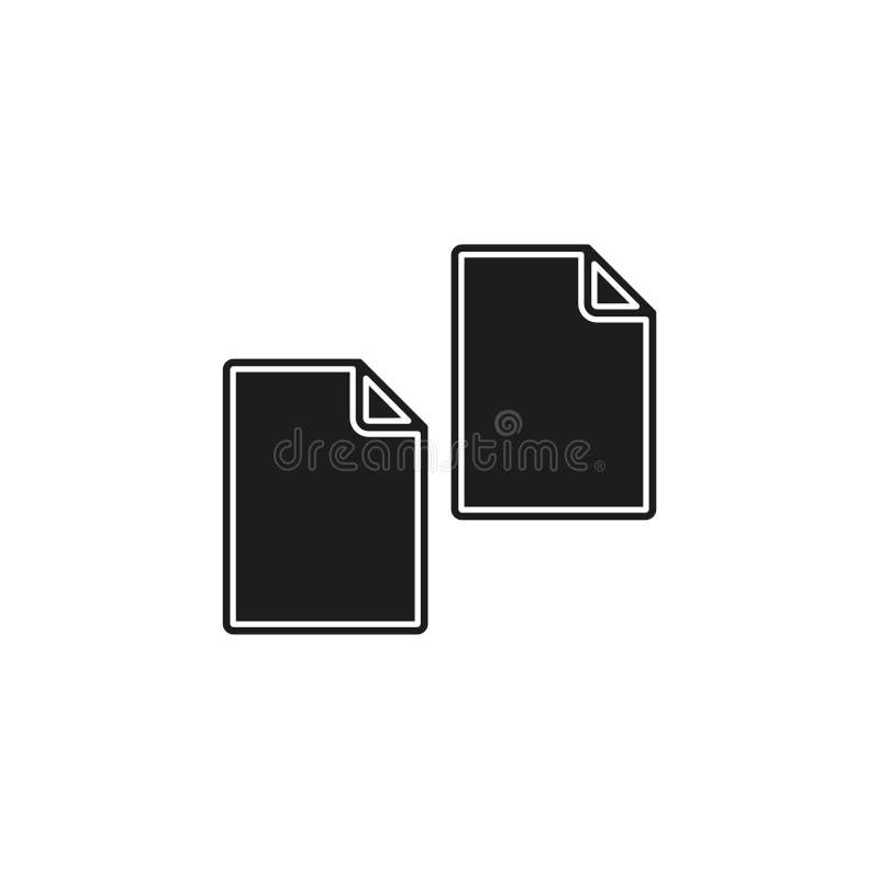 Copy or Duplicate Document Icon - Web Page Symbol - Office File Format ... Copy or Duplicate Document Icon - Web Page Symbol - Office File Format ...