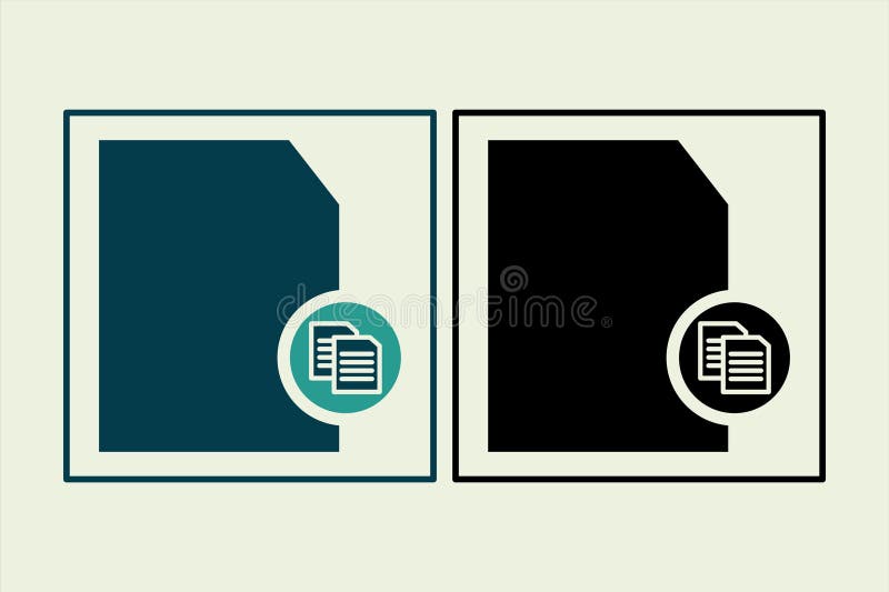 Copy File Icon. Icon Related To UI Elements. Suitable for Web Site, App ...