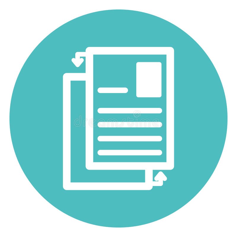 Copy Files Isolated Vector Icon Easily Editable Stock Vector ...