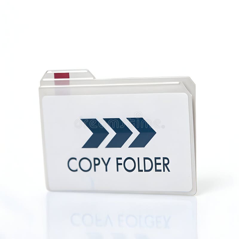 Copy Folder stock illustration. Illustration of efficiency - 357395837
