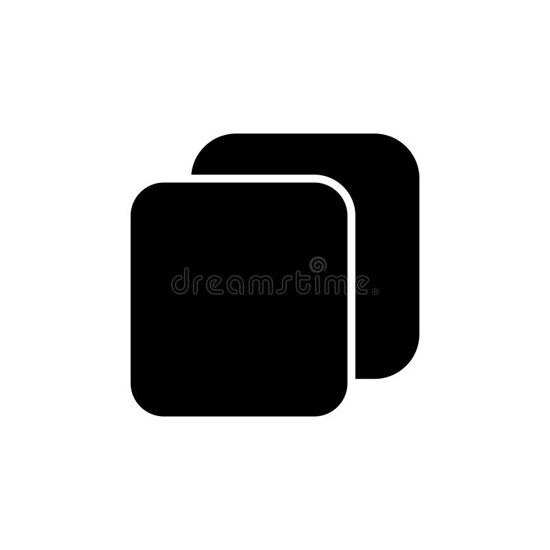 Copy Icon Set. Duplicate Document Paper or Sheet Vector Symbol. Copy ...