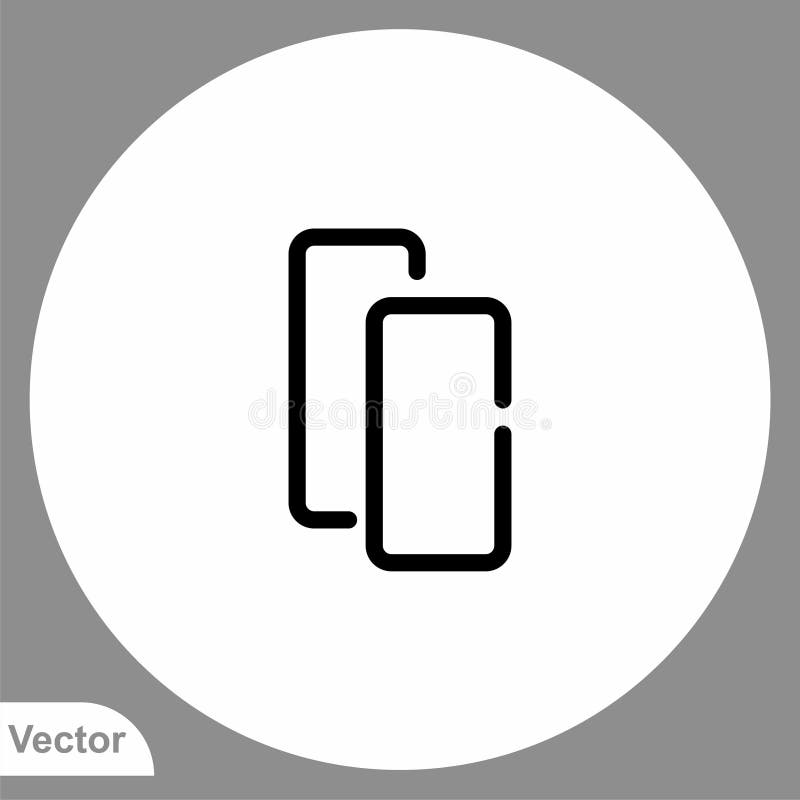 Copy Icon Sign Vector,Symbol, Logo Illustration for Web and Mobile ...