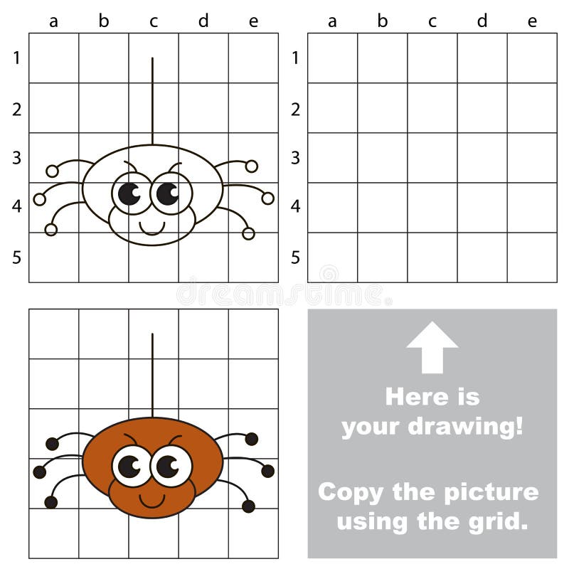 Easy spider maze stock vector. Illustration of brain - 100385690