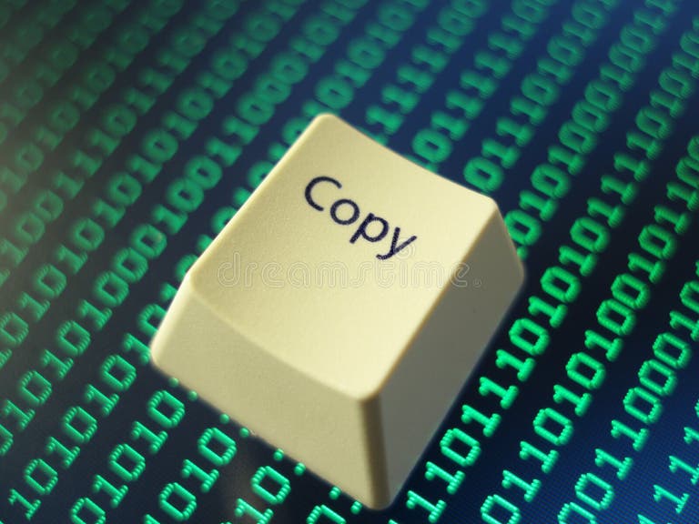 Copy key stock photo. Image of data, green, theft, sharing - 6922156