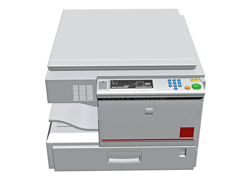 Copy machine stock illustration. Illustration of copied - 21874051