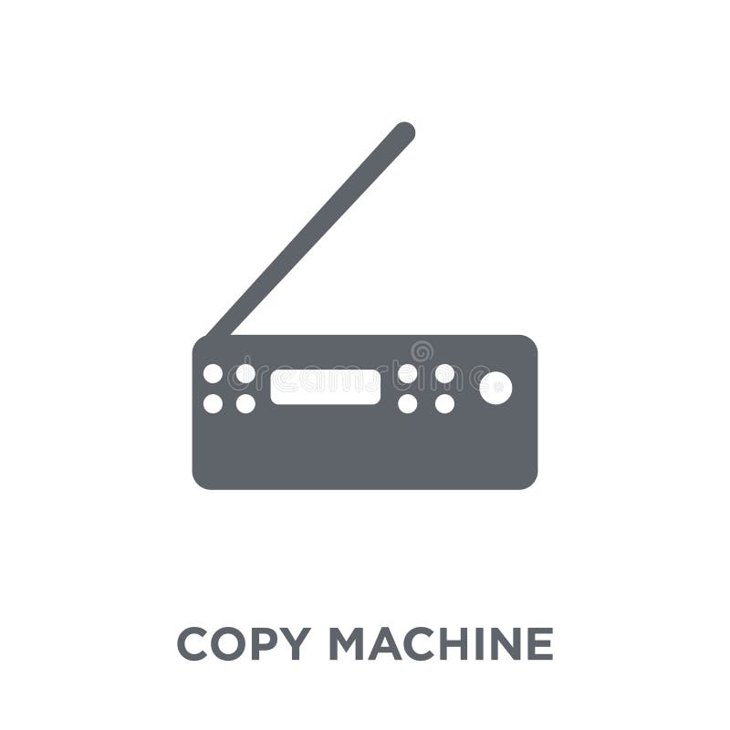 Copy Machine Icon from Electronic Devices Collection. Stock Vector ...