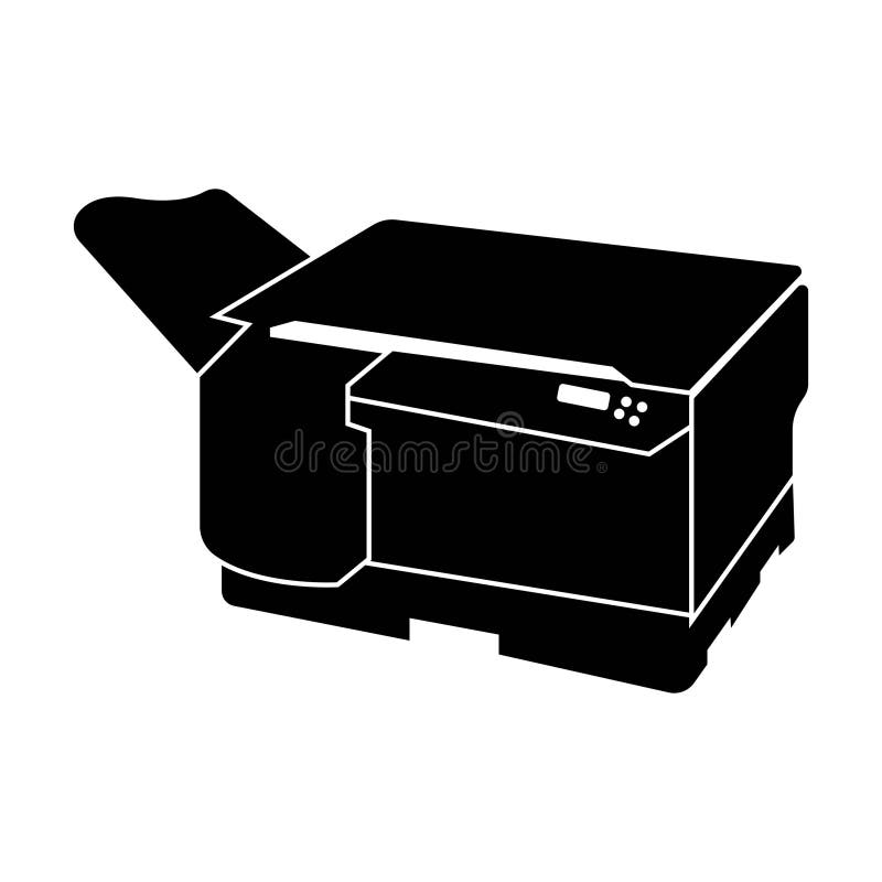 Copy Machine Icon, Logo Vestor Illustration Design Stock Illustration ...