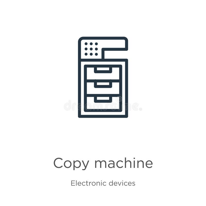 Copier Icon Vector. Trendy Flat Copier Icon from Electronic Devices ...