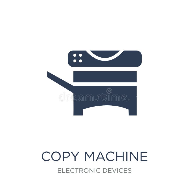 Copy Machine Icon. Trendy Flat Vector Copy Machine Icon on White Stock ...
