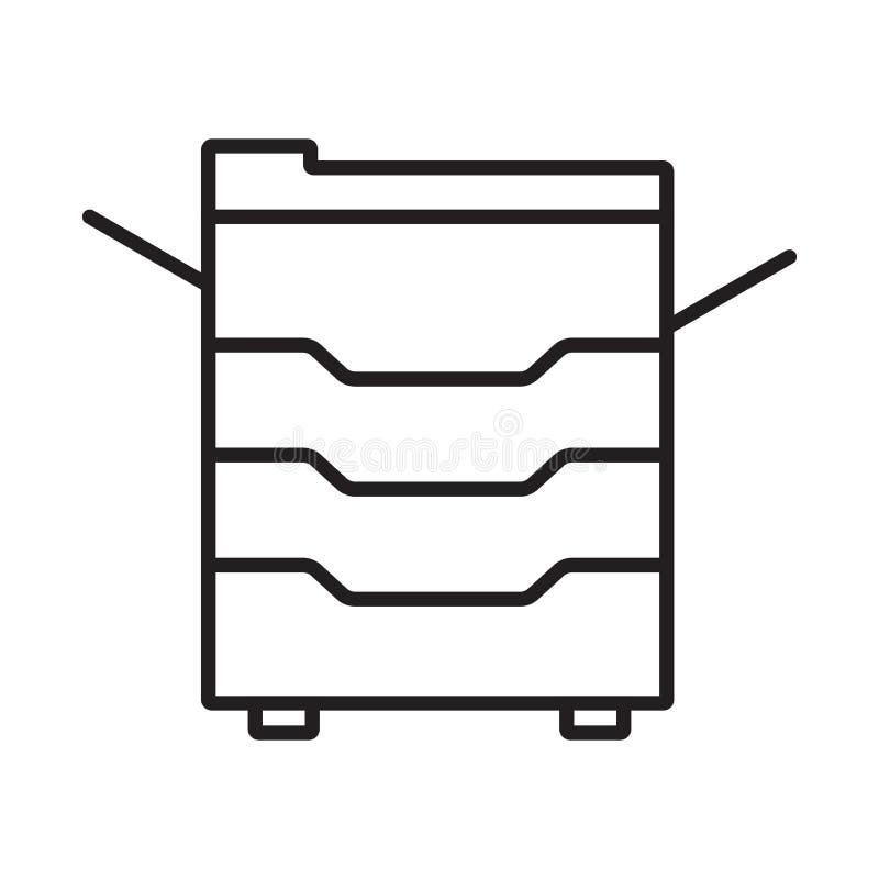 Copy Machine Icon Vector for Graphic Design, Logo, Website, Social ...