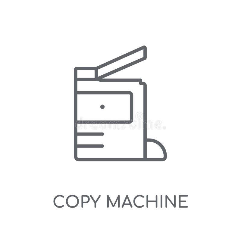Copier Icon. Trendy Copier Logo Concept on White Background from Stock ...