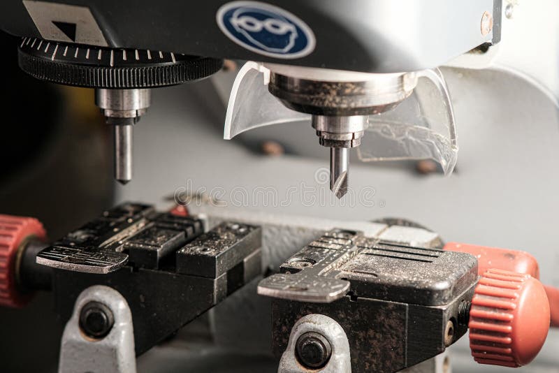 A Copy Machine for Making Keys. a Milling Cutter for Cutting a ...