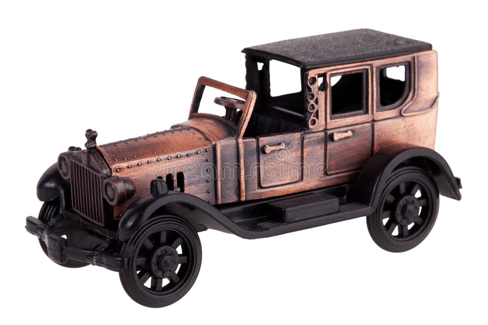 Copy of an old car on a stock image. Image of lights - 23418863