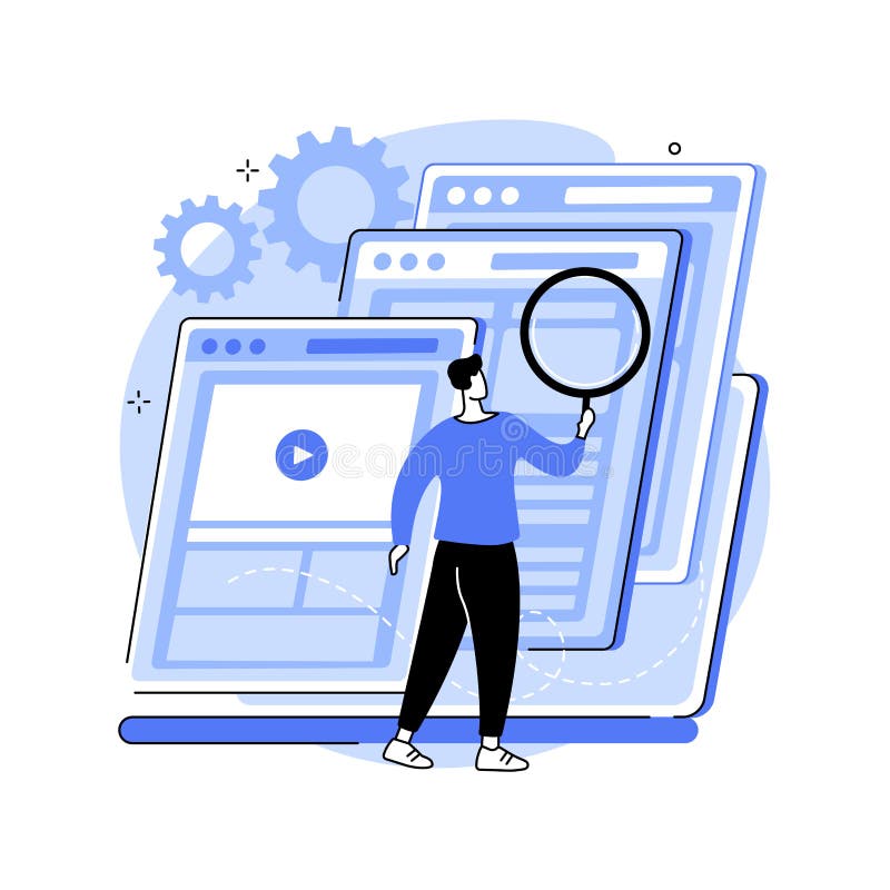 Copy Optimization Abstract Concept Vector Illustration. Stock Vector ...