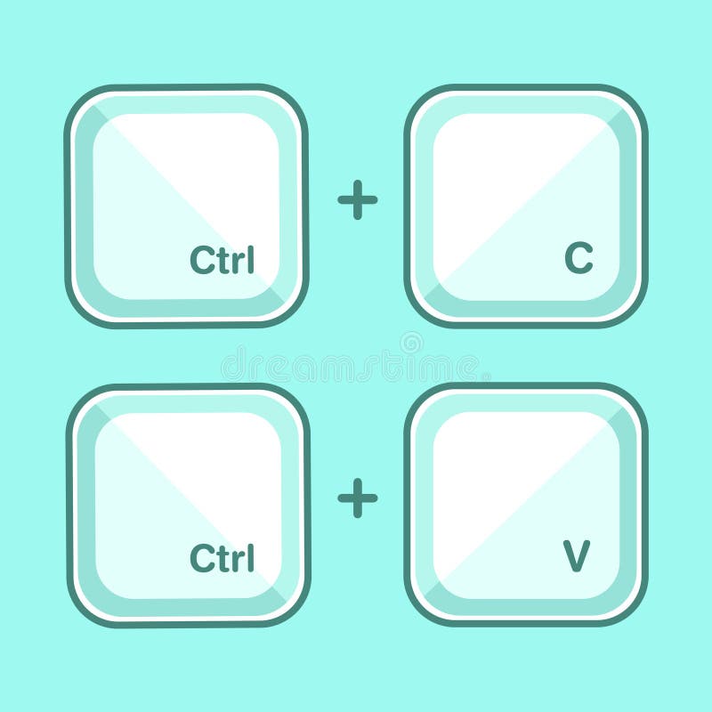 COPY PASTE character icon stock illustration. Illustration of design ...